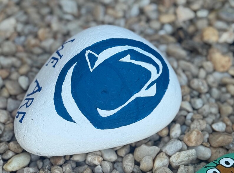 Penn State Painted Rocks. Various Designs. - Etsy