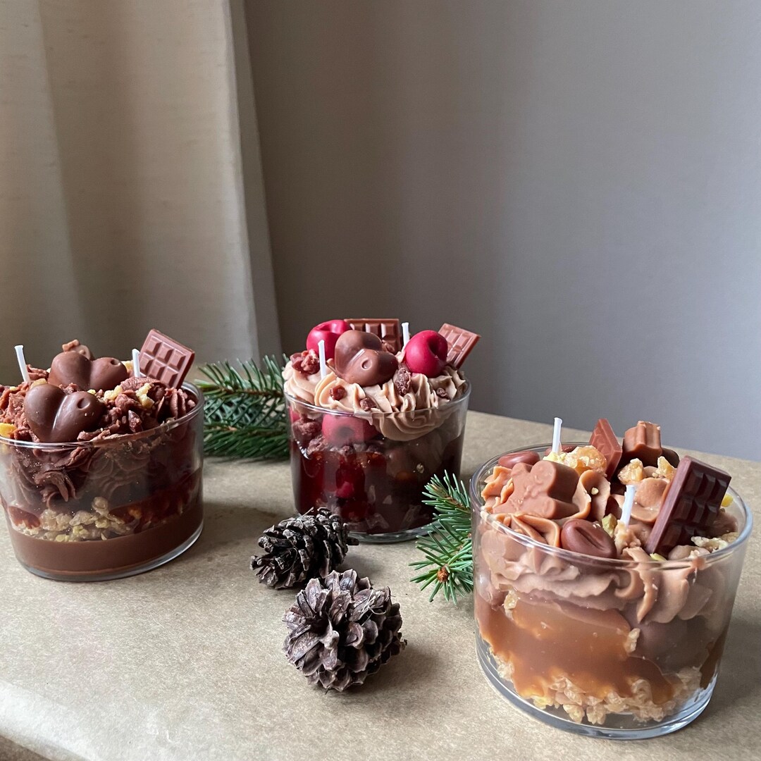 Realistic Dessert Candle Collection • Shortcake Style Food Candles