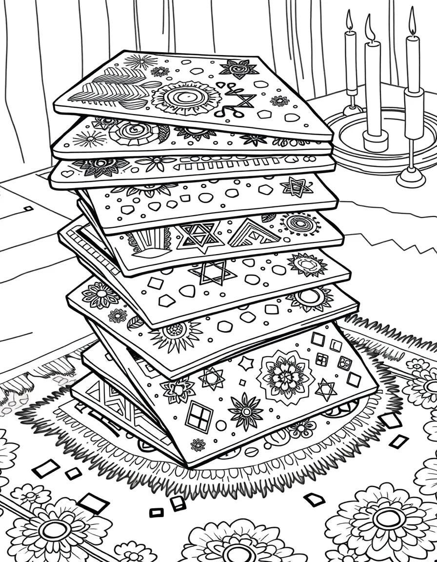 Passover Coloring Pages – 20-page Printable Bundle | Pesach Activities ...
