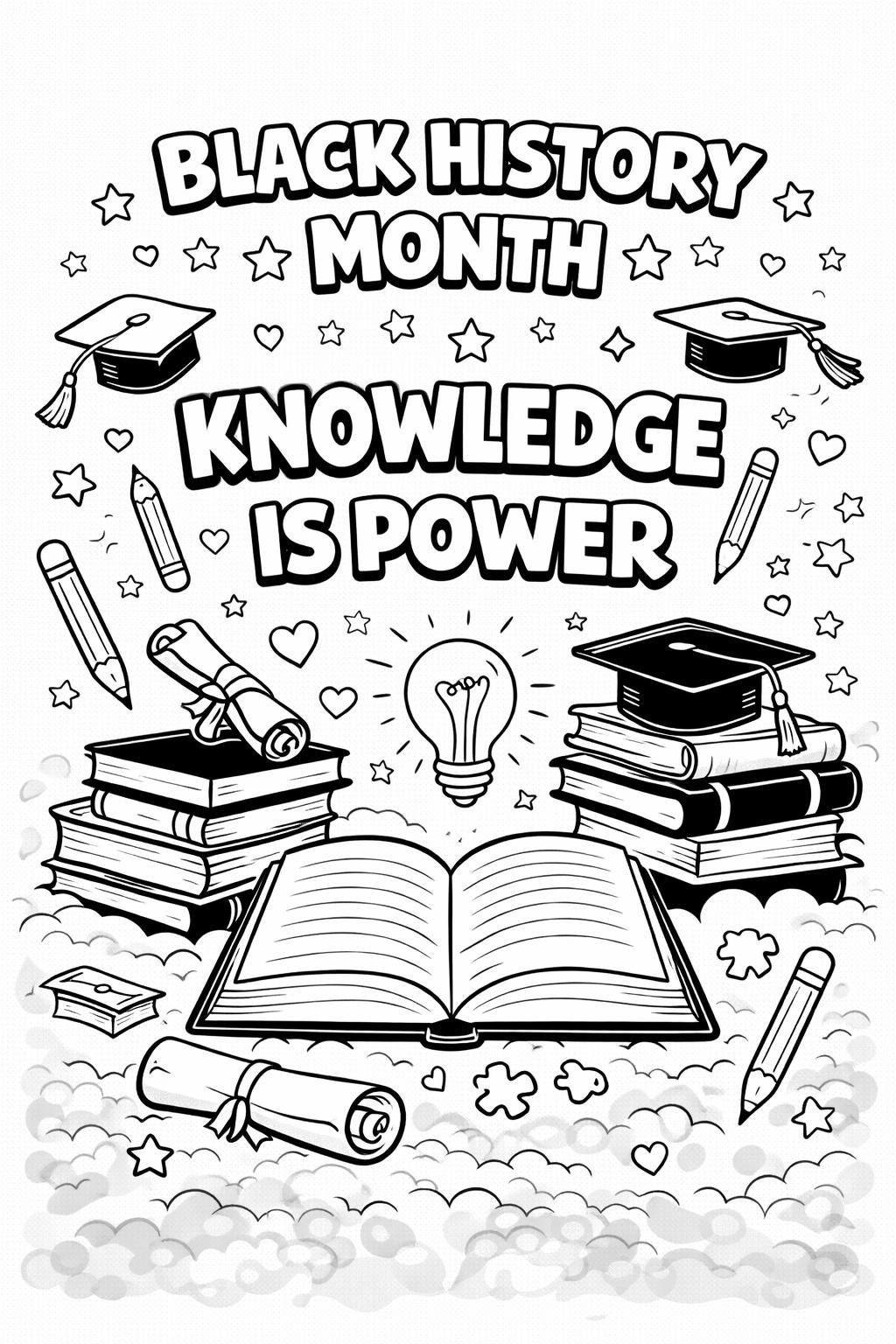 Black History Month Coloring Pages | Educational Kids Activity ...