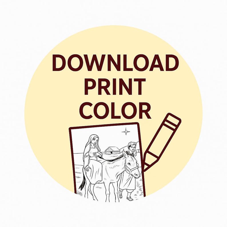 Las Posadas Coloring Pages – 20-page Christmas Posada Bundle (instant ...