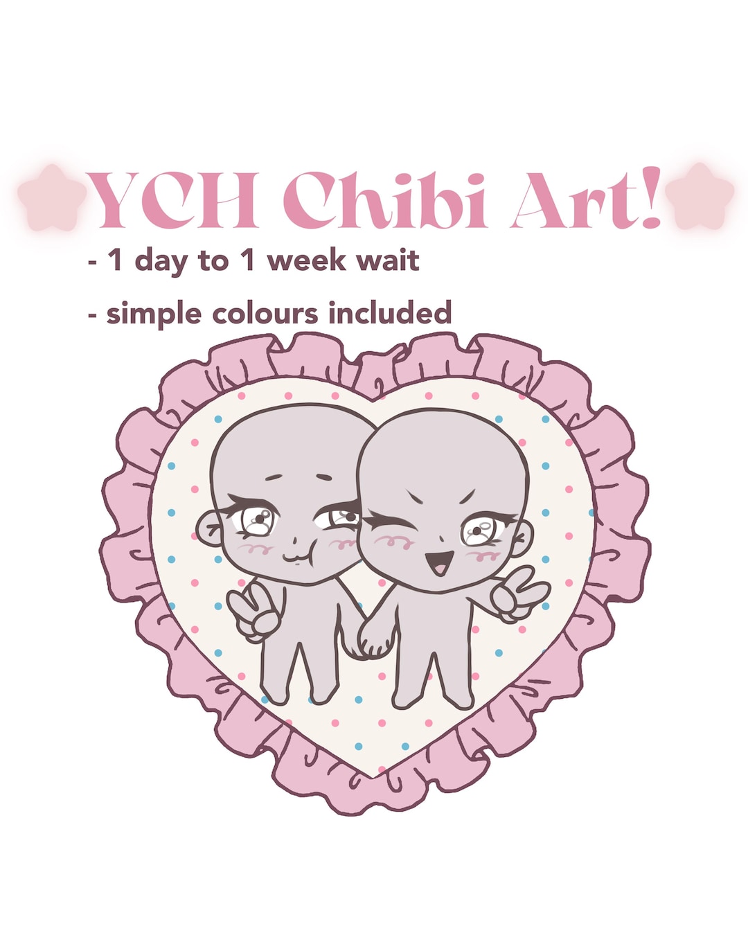 Ych Ship Chibi Art | Yumeship | Your Character Here | Keychain Design ...
