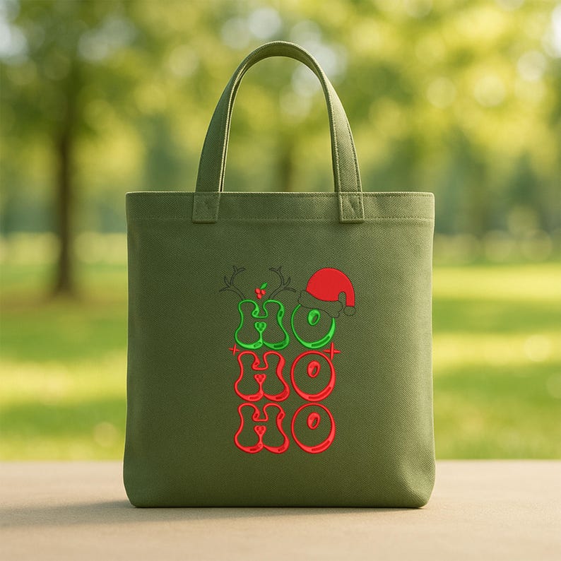 Ho Ho Ho Christmas Embroidery Design, Santa, Reindeer (digital Download ...