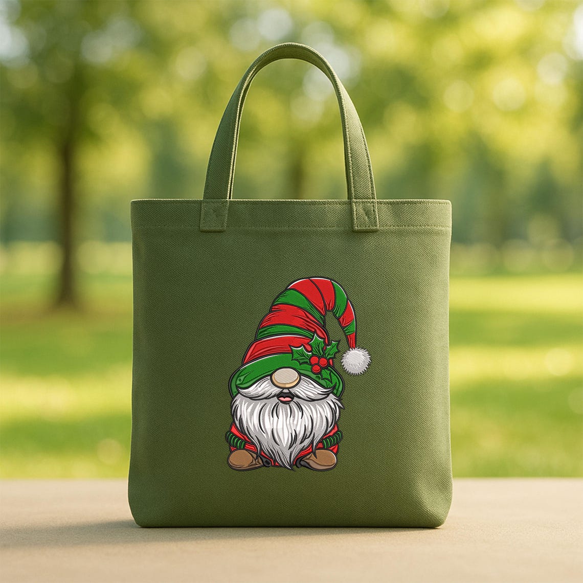 Christmas Gnome Embroidery Design: Holiday Applique (PES, DST, JEF) - Etsy