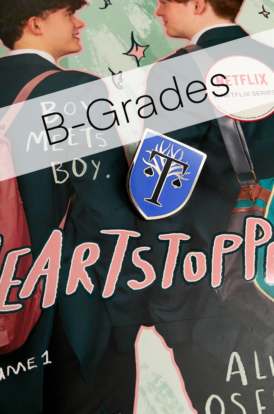 Heartstopper B-grade/seconds Truham Grammar School Hard Enamel Pin - Etsy