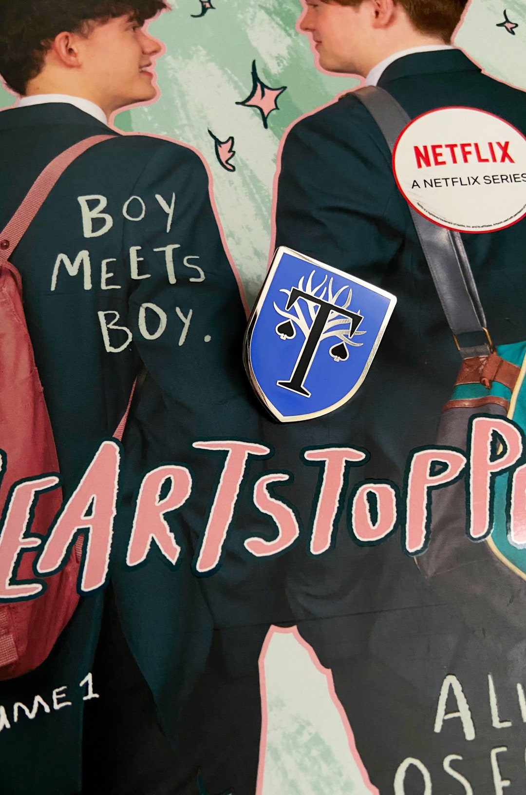 Heartstopper Truham Grammar School Hard Enamel Pin - Etsy