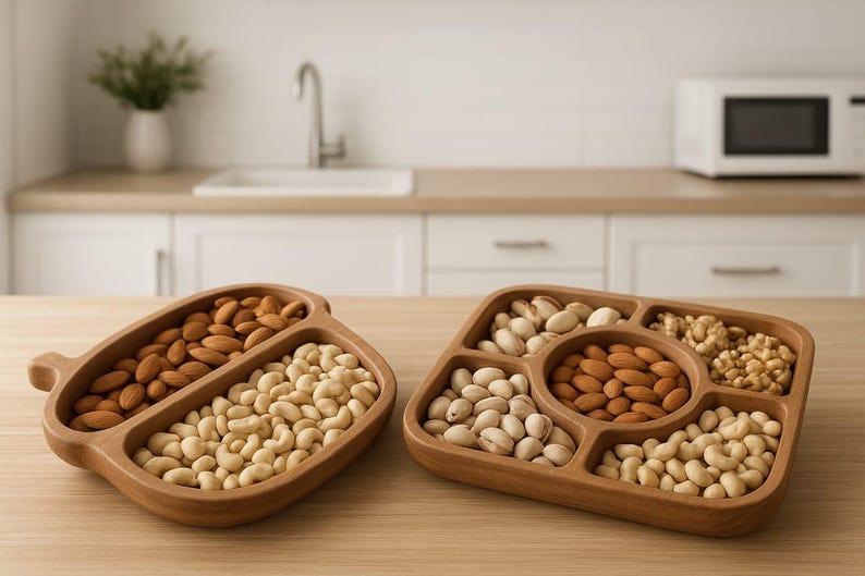 Plateau De Fruits, Laser Cut Dry Fruit Tray: Nuts and Snacks DXF File ...