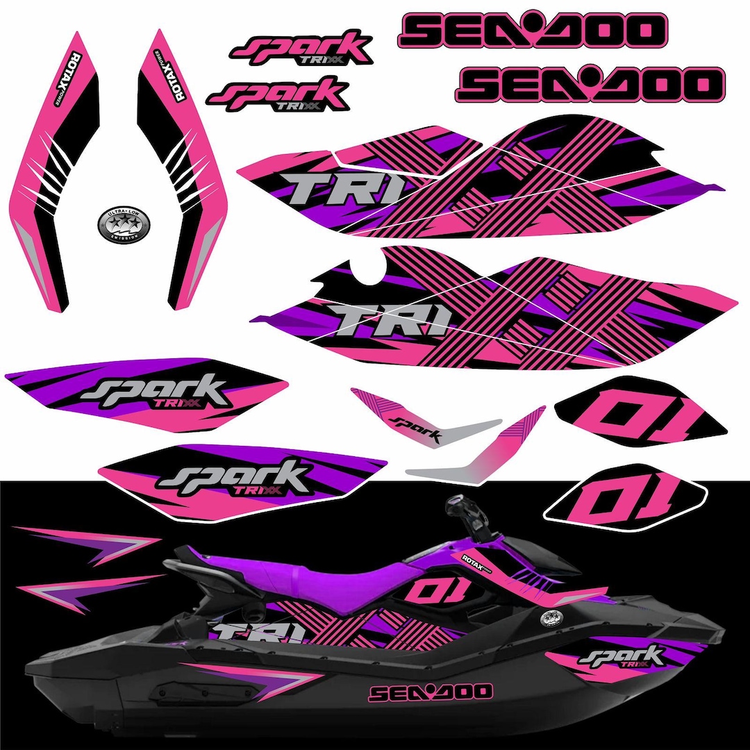 Sedoo Spark Trix Decals -sticker Kit Jet Ski 2up - 3up - Etsy