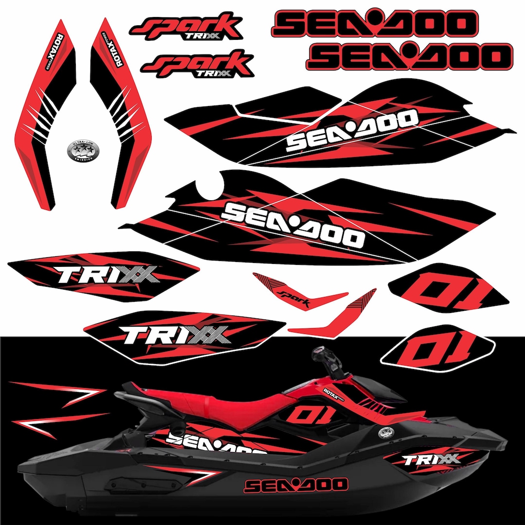 Sedoo Spark Trix Decals -sticker Kit Jet Ski 2up - 3up - Etsy