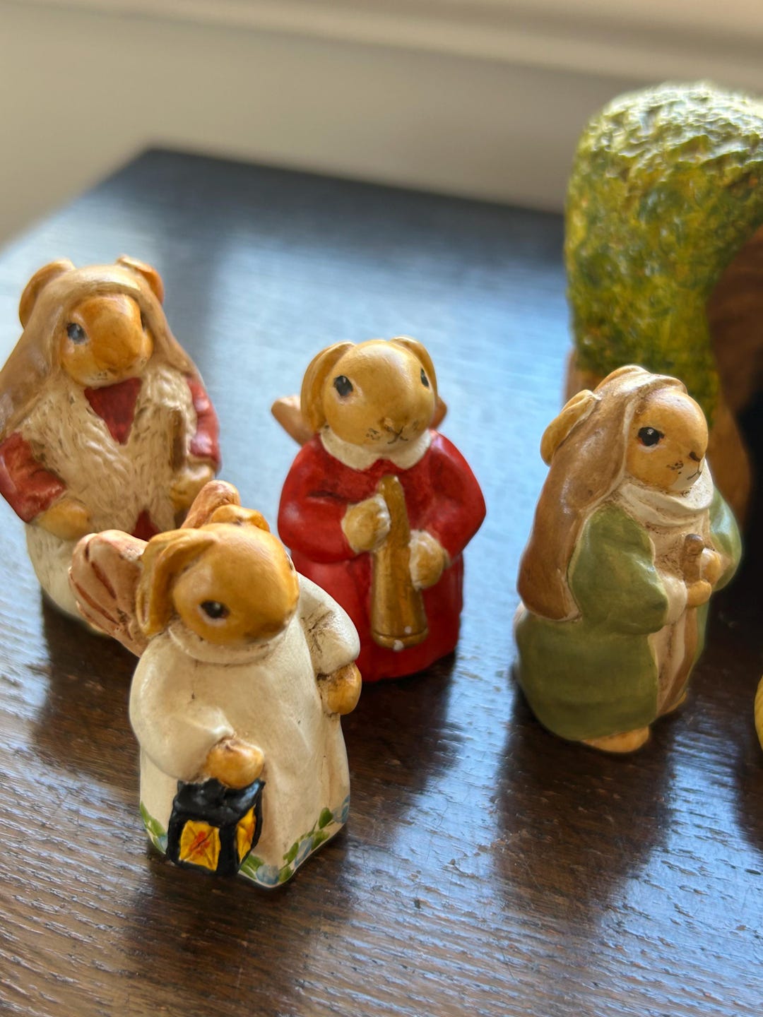 Rare Vintage Doreen Coley Rabbit Nativity | Full 11-piece Handmade ...