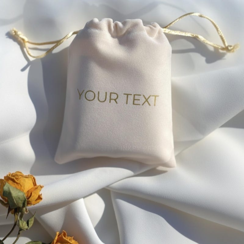 Custom Velvet String Bag - Etsy