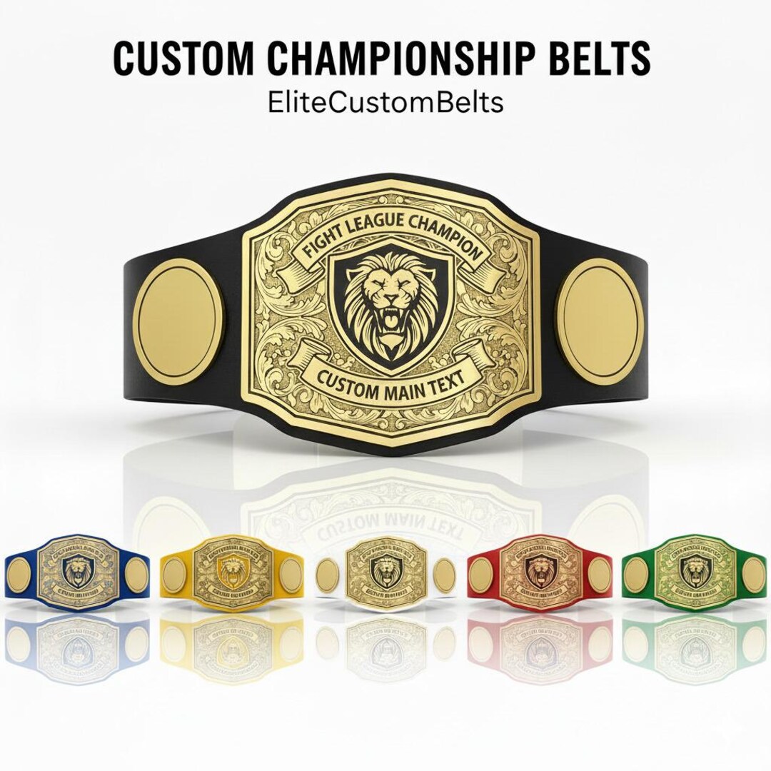 Custom UFC Championship Belt | Personalized MMA Fighting Heavyweight ...