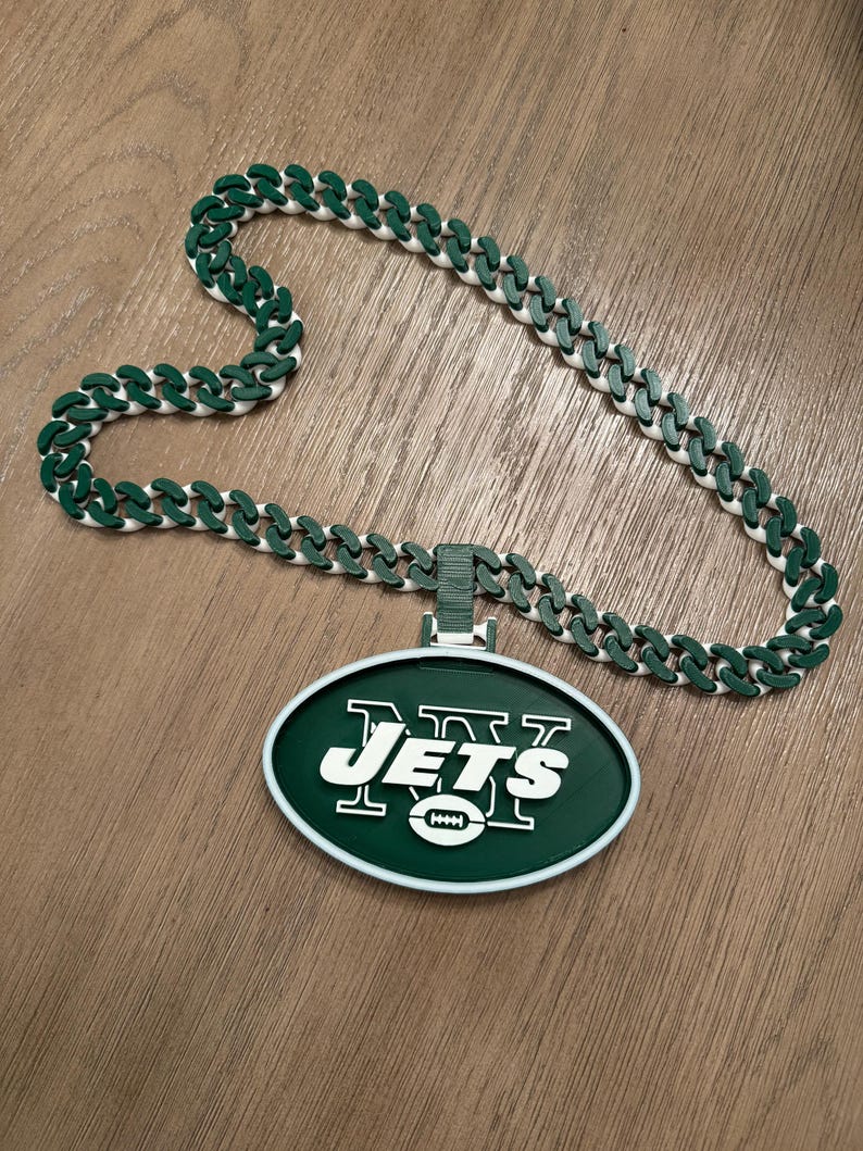 Custom 3D Printed Sports Team Chain - Personalized Fan Chains for Any ...