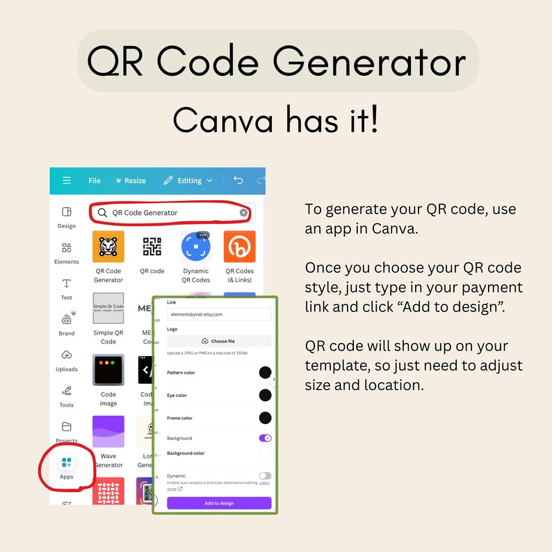 Editable Honey Fund QR Code Sign: Elegant Handwritten Font (canva ...