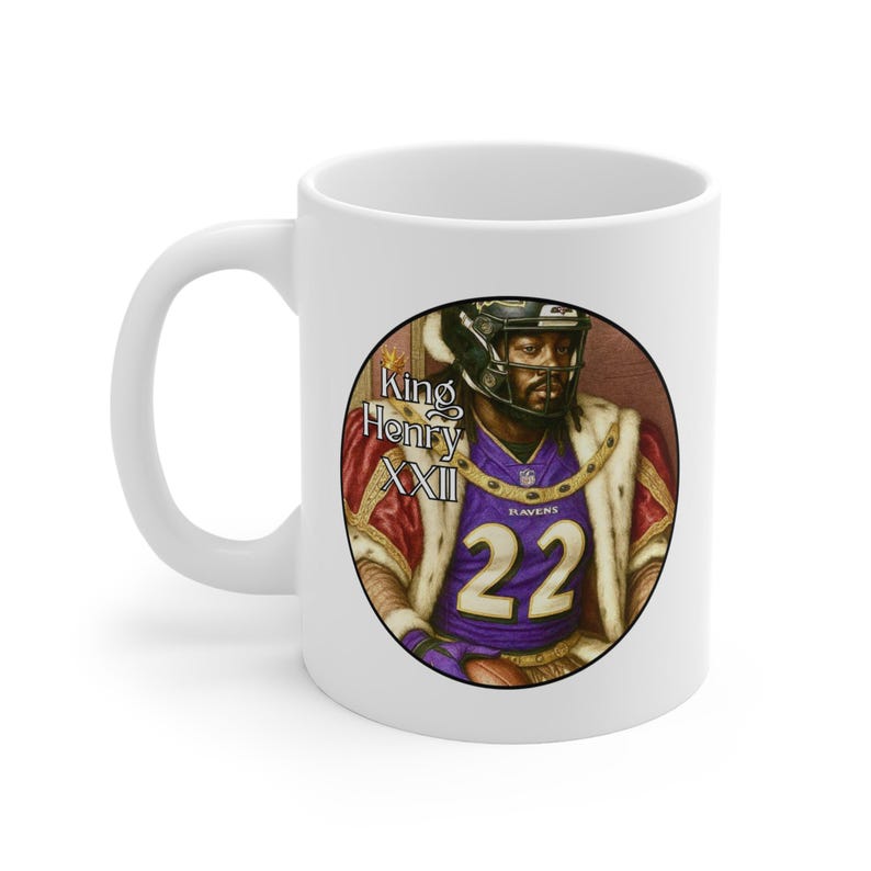 Baltimore Ravens Derrick Henry King Henry XXII Stylish Mug - Etsy