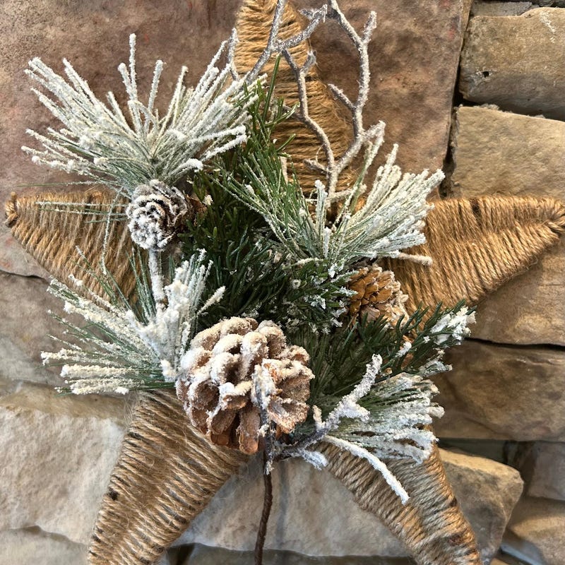 Rustic Tree Topper - Etsy