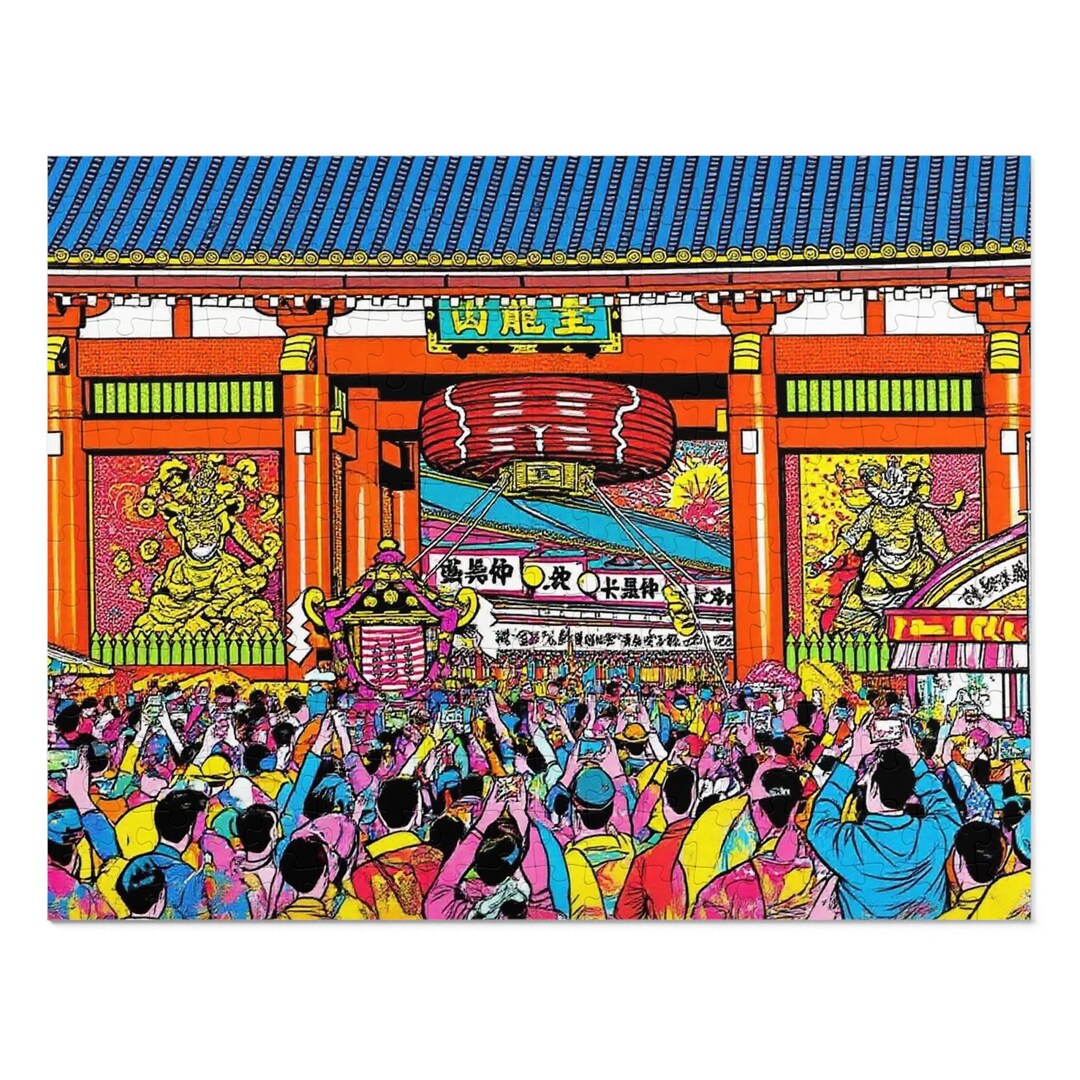 Asakusa Senso-ji Festival Jigsaw Puzzle - Etsy