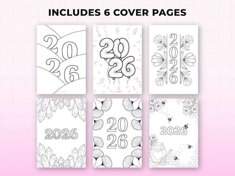 2026 Journal Bundle Printable | 2026 Bullet Journal Kit | Monthly ...