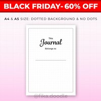 Romantic Pink & Blue Lined Journal Pages, Printable Stationery (A4 PDF ...