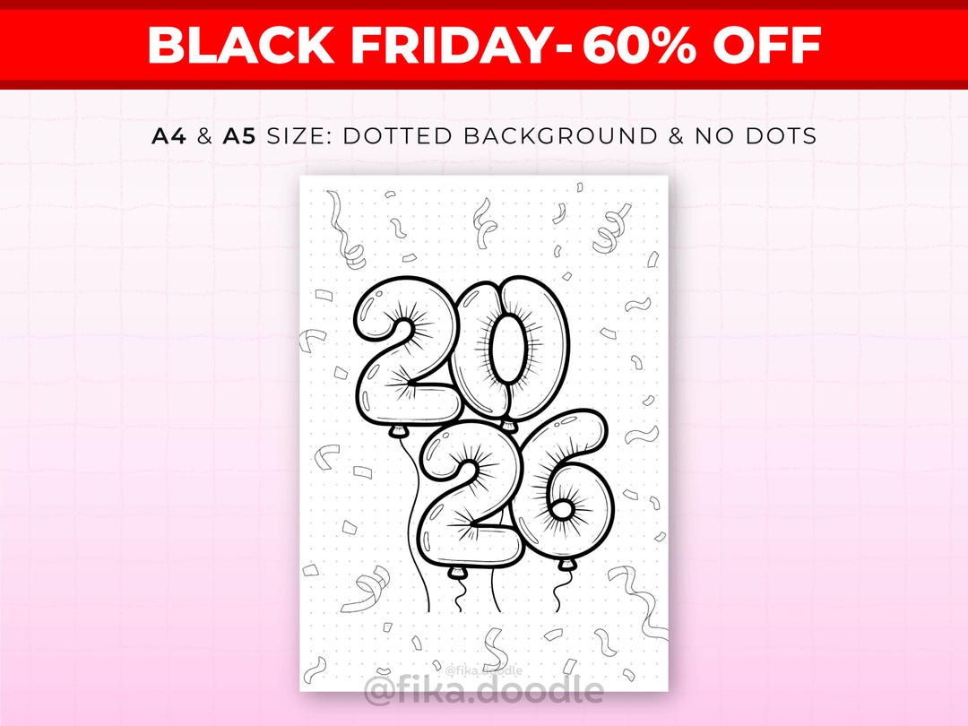 2026 Cover Page Printable – 2026 Planner Cover – Journal Title Page ...