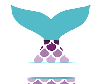 Split Tail Mermaid - Etsy