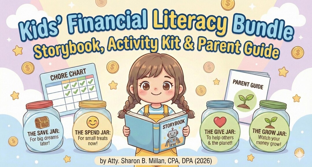 Kids’ Financial Literacy Bundle: Storybook, Activity Kit & Parent Guide ...