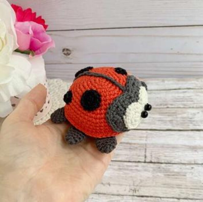 2 in 1 Ladybug Crochet Pattern, Reversible Bug Amigurumi PDF, Cute ...