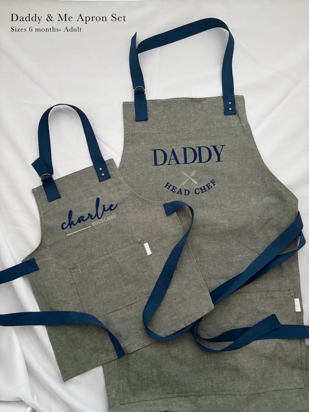 Daddy & Me Aprons, Mens, Match, Cook, Grill, Daughter, Son, Child ...