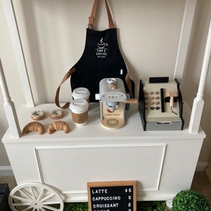 Coffee Sleeves Personalized for Kids Pretend Play, Barista, Coffee Shop ...