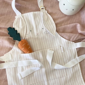 Kids Personalized Bunny Apron for Cooking, Gardening, Pretend Play ...