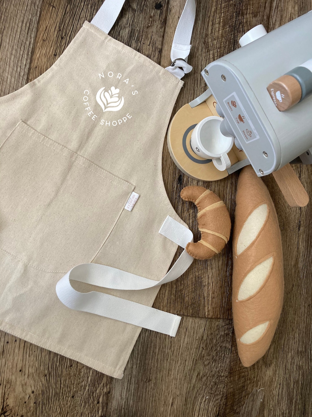Personalized COFFEE Shop Cafe Apron, Barista, Girls, Boys, Kids Adult ...
