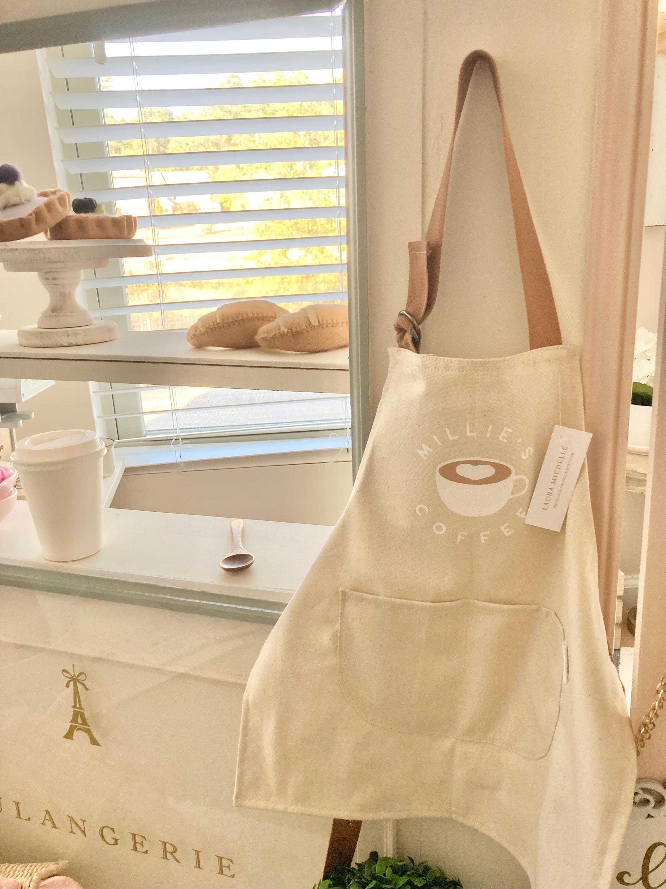 Personalized COFFEE Shop Cafe Barista Apron | Girls, Boys, Kids Adult ...