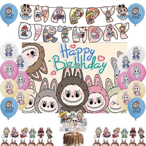 Labubu Party Decorations - Etsy