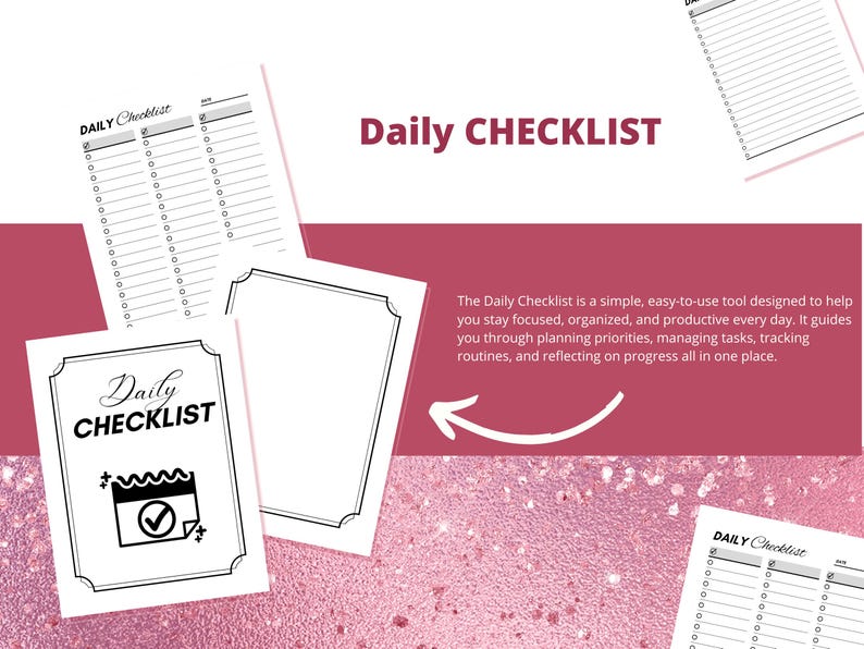 Daily Checklist - Etsy