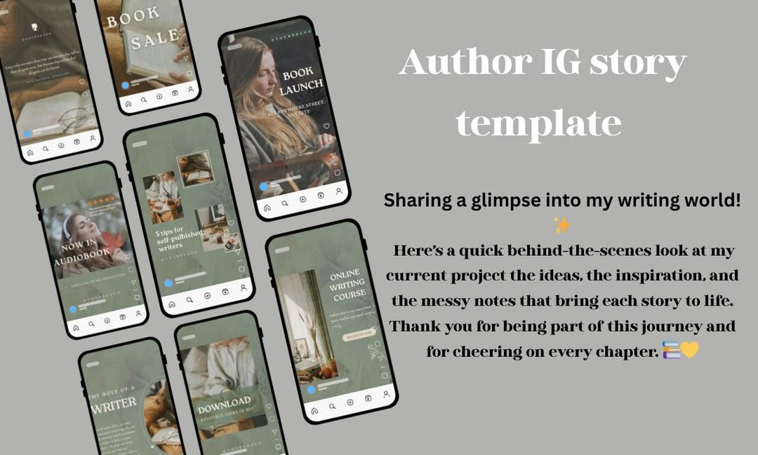 Author Template - Etsy