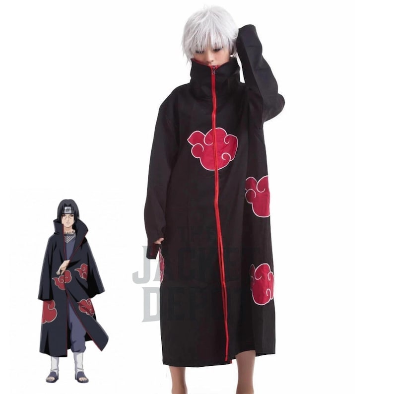 Naruto Akatsuki Cloak | Hokage Robe Anime Cosplay Costume Coat | the ...