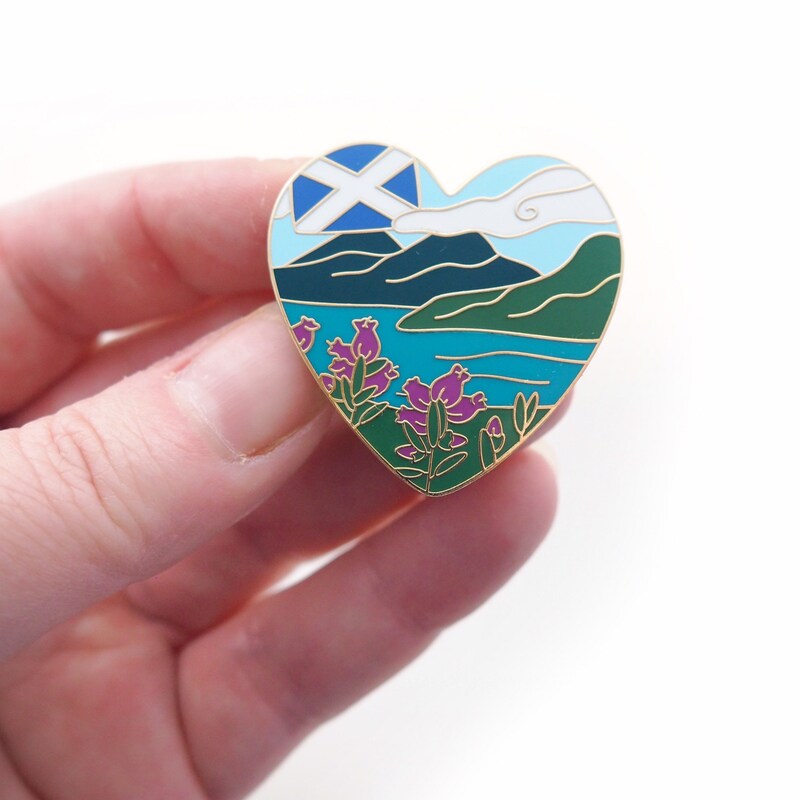 Scotland Pin - Etsy