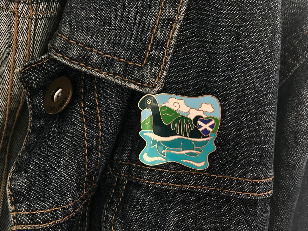 Nessie the Loch Ness Monster Enamel Pin Scottish Icon and Legend Fun ...