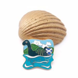 Nessie the Loch Ness Monster Enamel Pin Scottish Icon and Legend Fun ...
