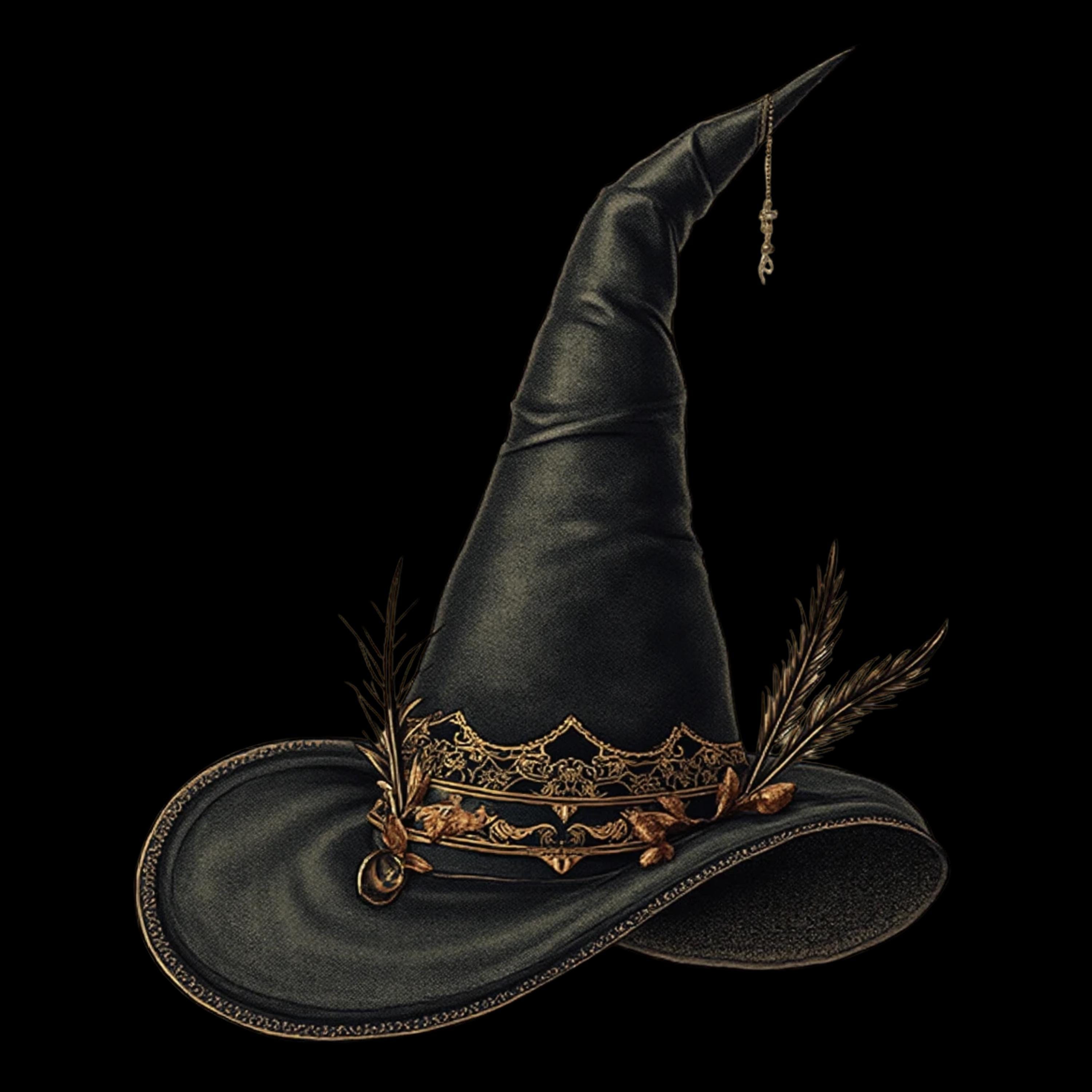 Witch Hat Clipart: Spooky Halloween Design Digital Download - Etsy