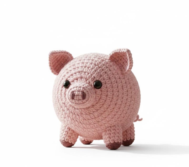 Crochet Pig Pattern PDF, Amigurumi Piggy Tutorial (instant Download) - Etsy