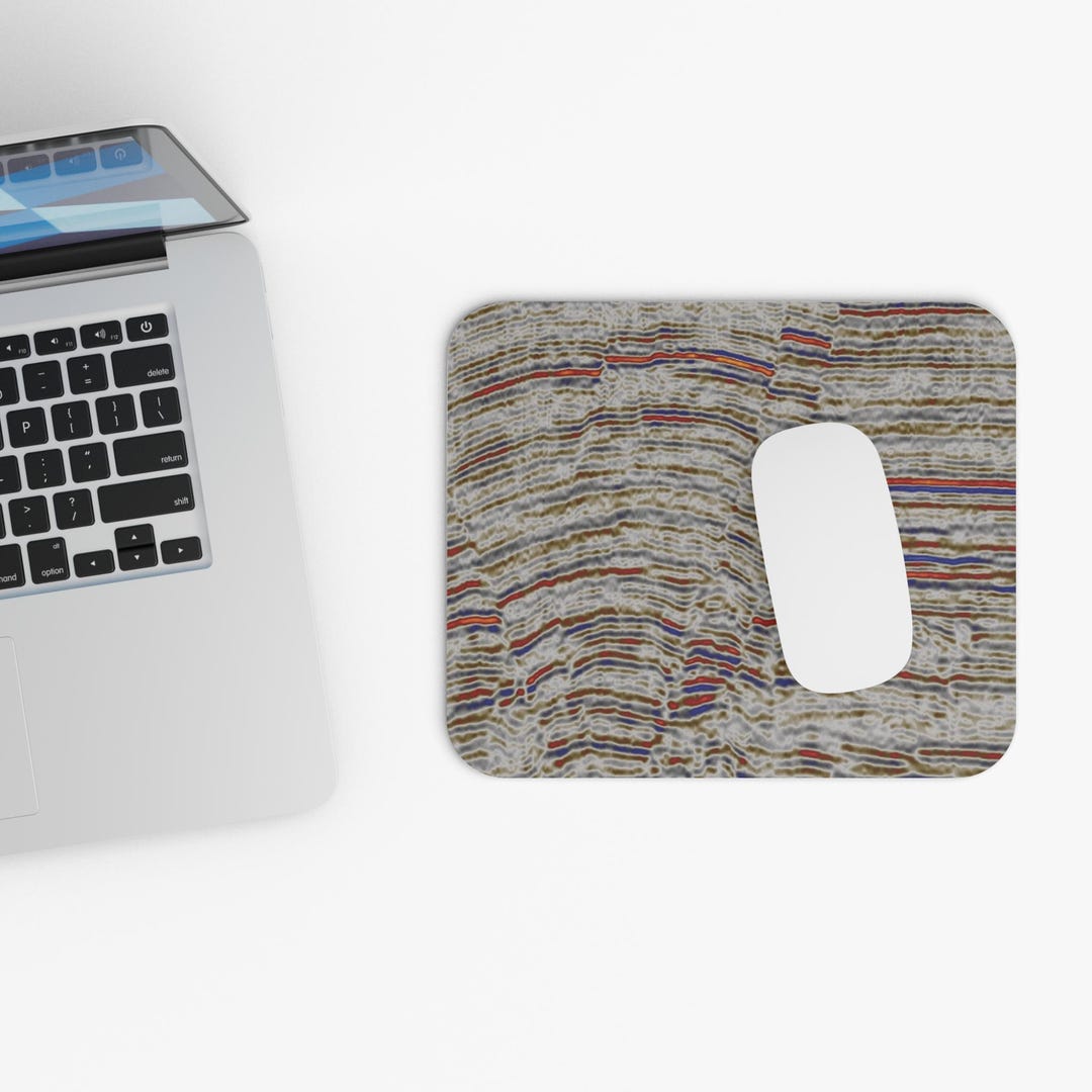 Seismic 3D Geology Desk Mouse Pad | Geophysics Office Decor - Etsy