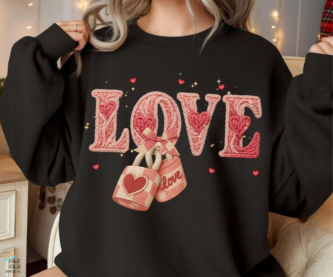 LOVE Knit Padlock PNG, Crochet Love Lock Valentine Digital Download. - Etsy