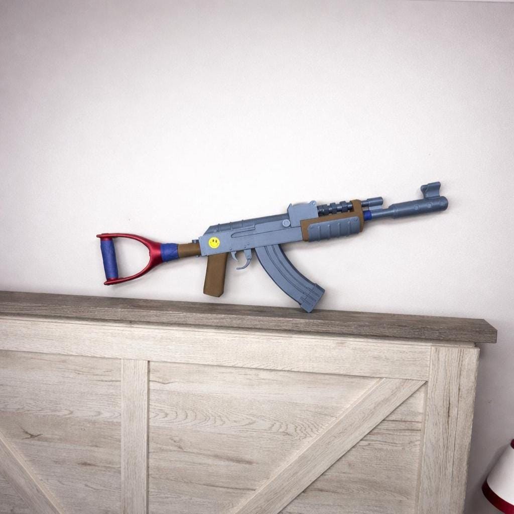 Custom Life Size Rust Default AK Cosplay Prop 1:1 - Etsy