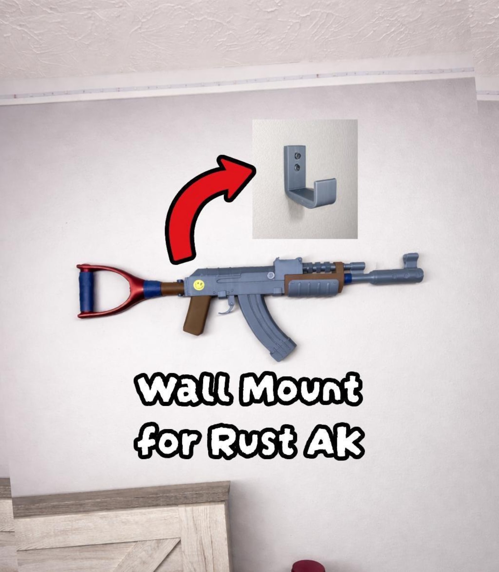 Custom Life Size Rust Default AK Cosplay Prop 1:1 - Etsy