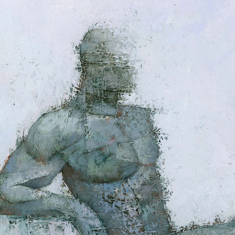 Abstract Male Figure - Etsy