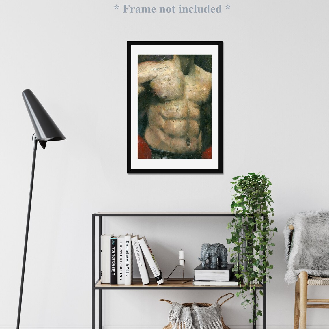 The Boxer, Male Torso Figure Painting, Signed Giclee Art Print - Etsy