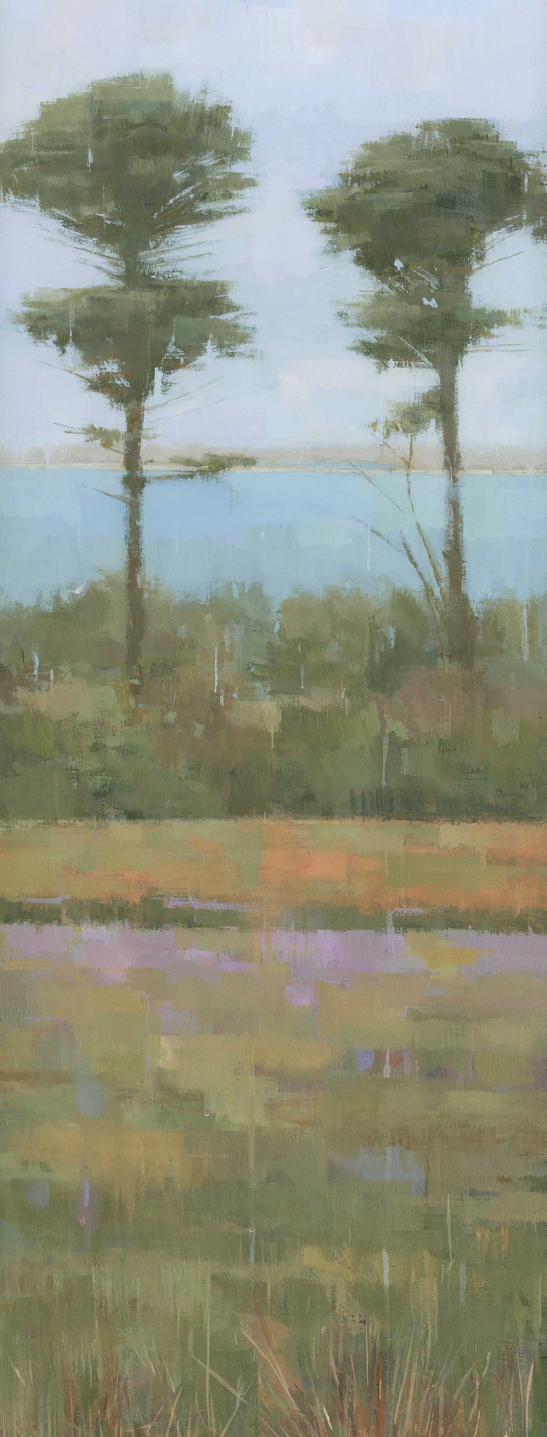 2 Trees Scillies Cornish Landscape Painting Signed Fine Art Print - Etsy