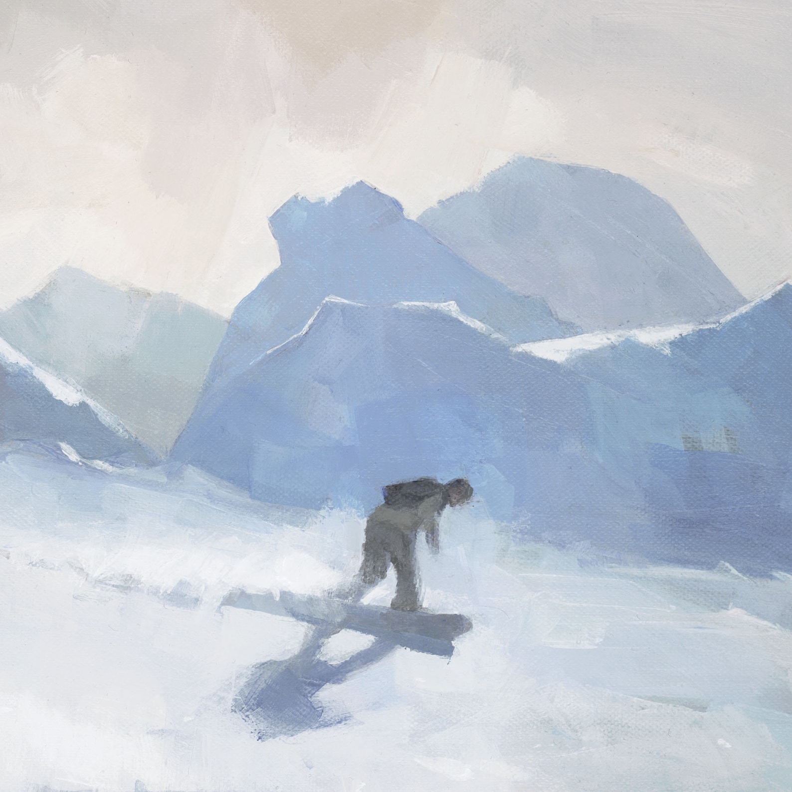 Snowboard Painting, Signed Art Print, Snowboarder Snowboarding Giclee ...