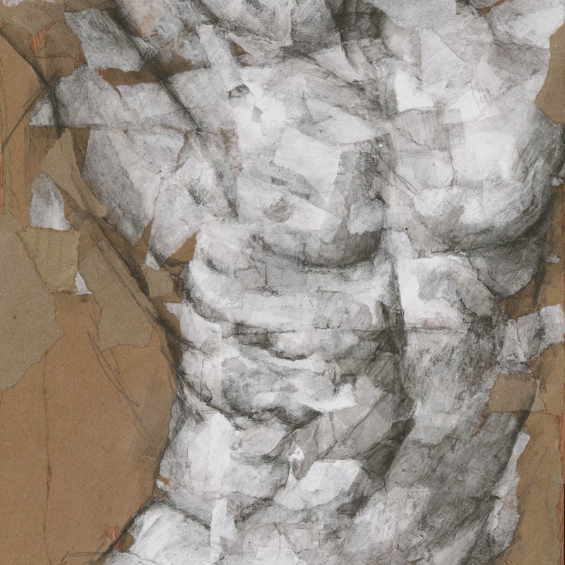 Large Figure Drawing Art - Etsy UK